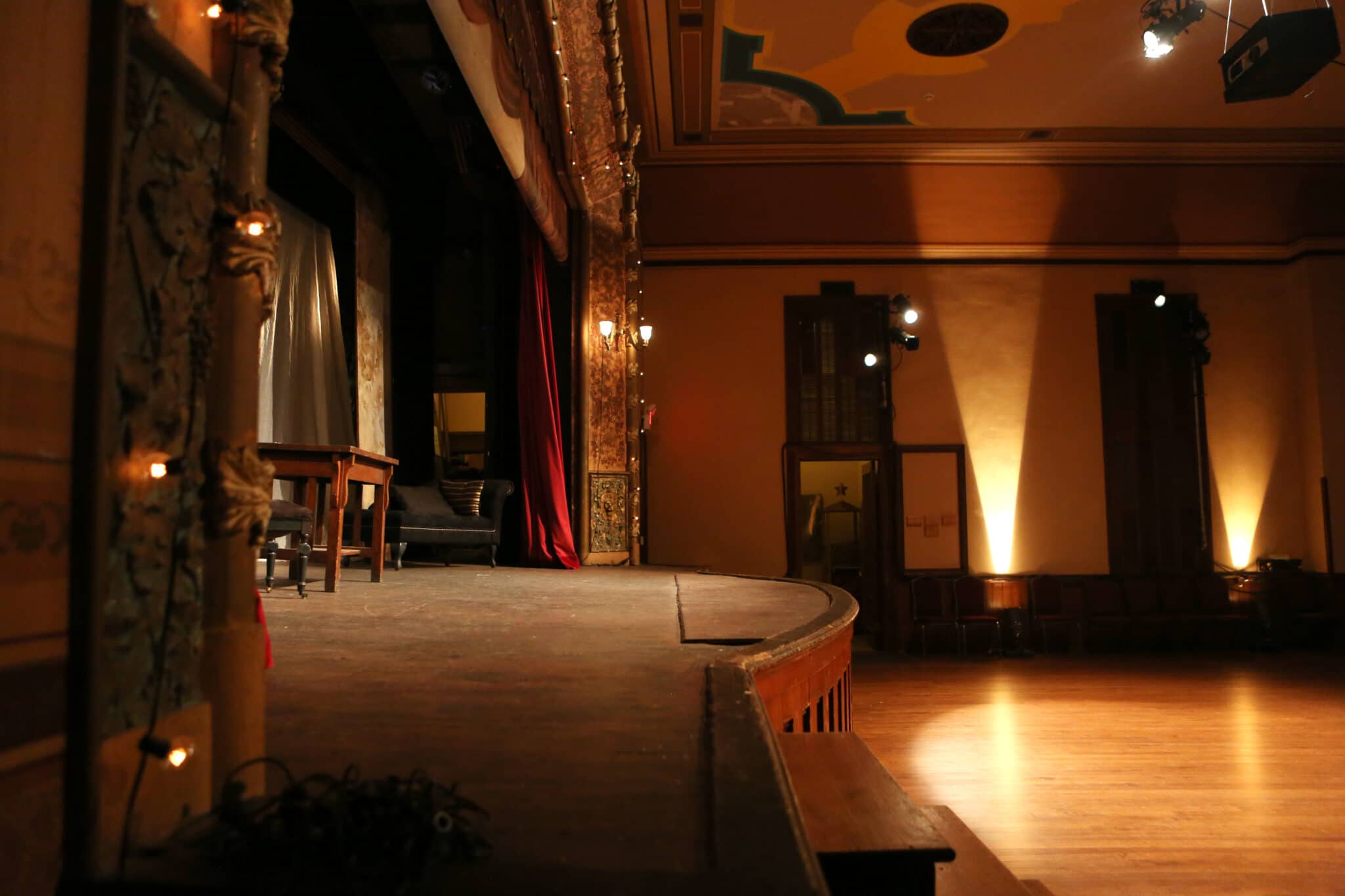 Hubbard Hall stage - Hubbard Hall